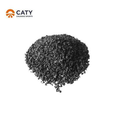 China Recycled SBR Rubber Granules 0.5-5mm for Sports Flooring & Playground Surfaces in 25kg Bags for sale