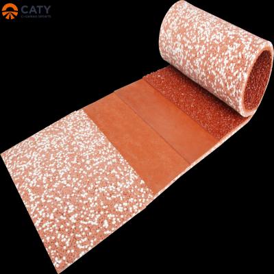 China ESP Sports Rubber Floor 8mm/10mm Thickness 1.22m x 15m Shockproof Running Track Surface for sale