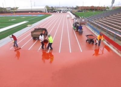 China Shockproof Running Track Installation System 8-20mm Thickness 1-3m Width ISO/SGS/CE Certified for Athletic Facilities for sale
