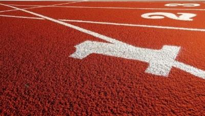 China Durable Textured Rubber Track Installation 8-20mm Thickness 10-50m Length for Sports Arenas and Playgrounds for sale