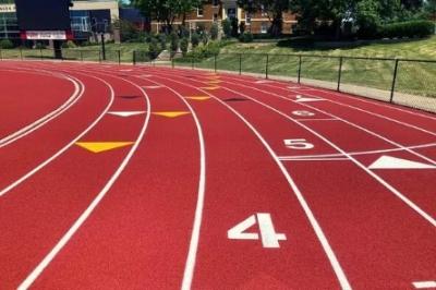 China ISO Certified Running Track Installation System 10-50m Length 1-3m Width with Polyurethane Surface for sale