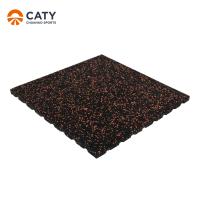 China Antibacterial EPDM Rubber Flooring Tiles 15-50mm Thick for Gym & Fitness Centers - 500x500mm to 1000x1000mm Sizes for sale