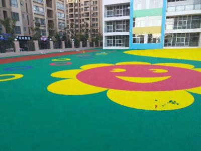 China Customized Playground Rubber Flooring 4-50mm Thickness for Kindergarten & School Safety Surfaces for sale