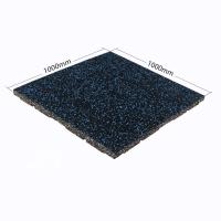 China 8mm Thick ROHS Certified Commercial Rubber Gym Flooring - Sound Absorbing Anti-Slip Roll Mat for sale