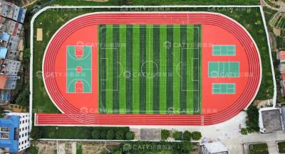 China ESP Yuzz Semi-Prefabricated Running Track with 39% Shock Absorption and 150°C Heat Resistance - IAAF Certified for sale