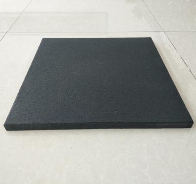 China SBR Rubber Square Gym Mats For Garage Sound Absorbing Recyclable for sale