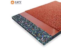 China Semi-Prefabricated Rubber Running Track with Automatic Installation Equipment - 30% Faster Construction & Seamless Surface for sale
