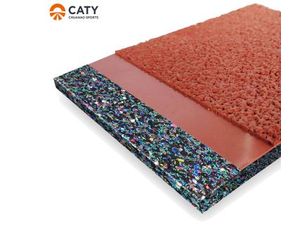 China Semi-Prefabricated Rubber Running Track with Automatic Installation Equipment - 30% Faster Construction & Seamless Surface for sale