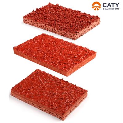 China IAAF Approved Synthetic Rubber Running Track & Sports Court Systems - 30,000m² Production Facility, 50,000 Tons Annual Capacity for sale