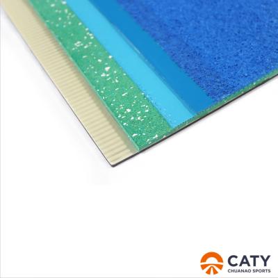 China Easy Installation Weatherproof PU Coating Outdoor Prefabricated Basketball Court Pu Binder Multi Sport For Sports Facilities Sport Clubs Educational Institutions for sale