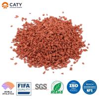 China IAAF UV-Resistant Rubber Athletic Track for Athletic Fields Stadiums Centers Complex By SBR EPDM Crumb Rubber Granules Materials for sale