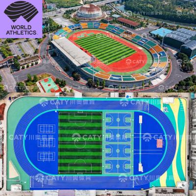 China IAAF Certificated Athletic Track Installation EPDM Granules Materials for Schools Sports Facilities Landscaping for sale