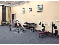 China Sports Crossfit Gym Flooring Mats Square Fitness Rubber Tile for sale