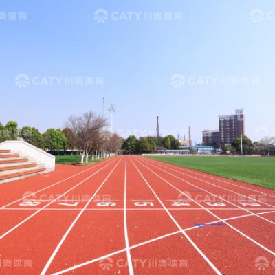 China Easy Installation Synthetic Rubber Running Track Athletics Track Material EPDM Rubber Flooring for sale