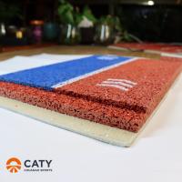 China Sustainable Landscape EPDM Rubber Granules Shock Absorption Elastic EPDM Rubber Running Track for sale