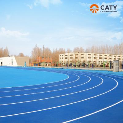 China Sandwich Spray Coat EPDM Rubber Running Track For Running Rubber Track With Sports Track Installation for sale