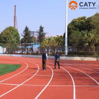 China Outdoor Sports Low-maintenance EPDM Rubber Running Track Running Red EPDM Granules for sale
