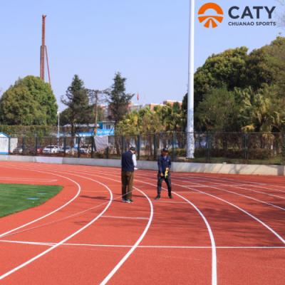 China Outdoor Sports Low-maintenance EPDM Rubber Running Track Running Red EPDM Granules for sale