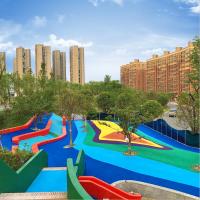 China SGS Certificated Non-toxic Playground Safety Flooring EPDM Sports Flooring Colored EPDM Granules Flooring for sale