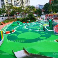 China Color Full Playground Safety Flooring Odorless Rubber Granules Wear Resistant EPDM Granules for sale