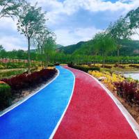 China IAFF Certificated Prefabricated Jogging Track EPDM Recreational Trails Running Track EPDM Rubber Granules for sale
