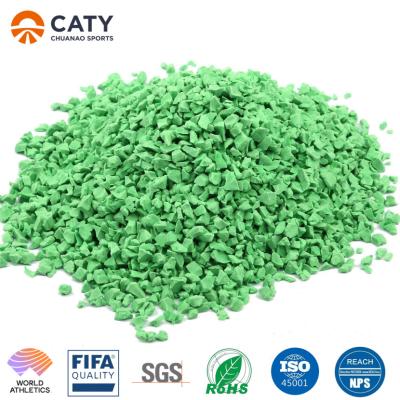 China Free Sample Anti- UV EPDM Rubber Granules for Football Field Artificial Grass Turf Infill for sale