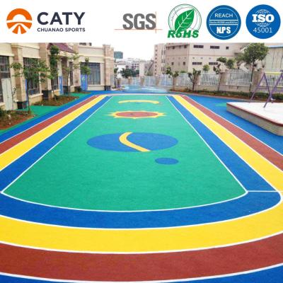 China Automatic Installation Running Track Installation With Prefabricated Roll And Shock Absorption Rate 53% for sale