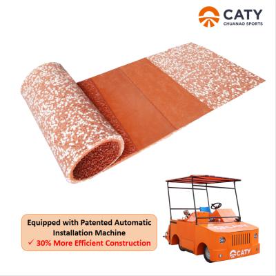 China Semi-PreFabricated Running Track with Quick Installation and IAAF Certified Performance for Professional Venues for sale