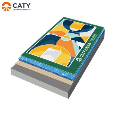 China Factory Price for Semi-PreFabricated Basketball Court with Professional Performance and High Elasticity for sale