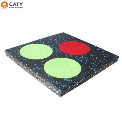 China Heavy Duty and Multi-functional Gym Floor Tiles for Strength Training, Shock Absorption and Noise Reduction for sale