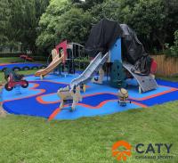 China 100% ROHS Certified ECO-EPDM Granules, Shock-Absorbing with Non-Slip Safety Design Playground for sale