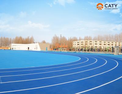 China 13mm Thick Anti-Slip and Long-Lasting Mixed PU Running Track Materials for School and Athletic Center for sale