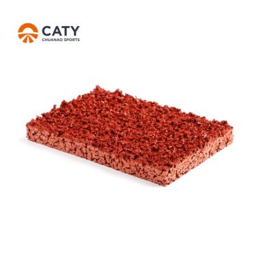 China 10mm Quick-Drain Permeable Running Track with Recyclable Granules for Rainy Climate Sports Fields for sale