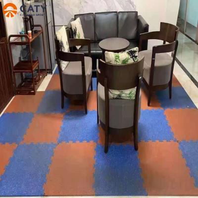 China Anti-Slip Grille Locking Floor Tiles , Seamless Interlocking System for Commercial Gym and Workshop Safety for sale
