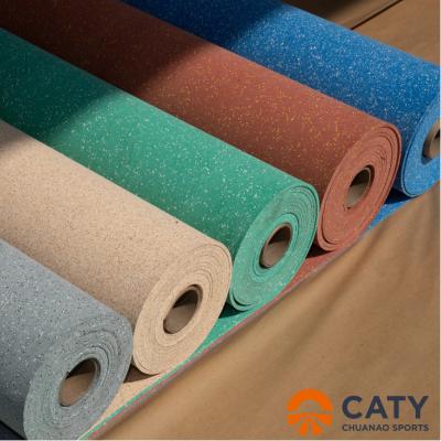 China Non-Slip and Wear-Resistant EPDM Rubber Roll , Safety Assurance and Noise Absorption for Commercial Use for sale