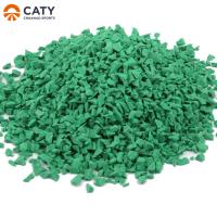 China ECO Certified Rubber Infill Granules | Elastic Filler for Safe & Sustainable Artificial Turf for sale