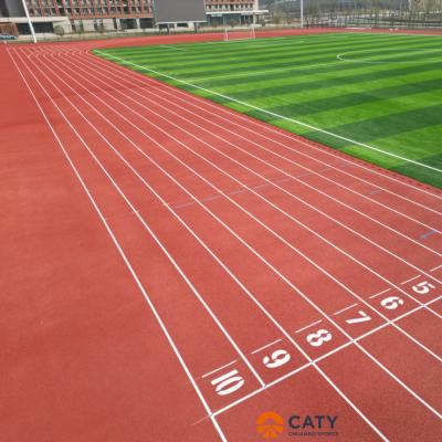 China Porous 10mm Permeable Running Track with Excellent Drainage and Shock Absorption for Outdoor Sports Facilities for sale