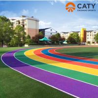 China Anti UV Athletic Running Track Playground Materials EPDM Rubber Granules for sale