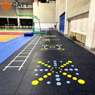 China Slip-Resistant and Durable Multi-Functional Rubber Mats for Home and Commercial Gym Use for sale