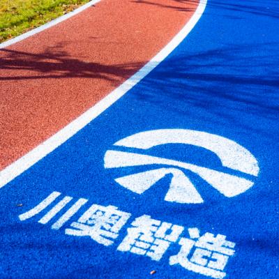 China UV Resistant Colorful Playground Rubber Floor with Shock Absorption for Outdoor Playgrounds and Parks for sale