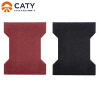 China Heavy-Duty Interlocking Dog-Bone Rubber Flooring for Parks, Fitness Trails and Horse Barn for sale