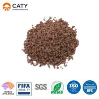 China Fatory Price Epdm Rubber Playground Surface Brown Crumb Rubber Granule Manufacturers for sale