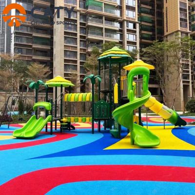 China Anti-UV Durable EPDM Granules Flooring for Playground Flooring  Wholesale Commercial Rubber Flooring Manufacturers for sale