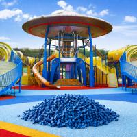 China EPDM Rubber Playground Surface SBR Rubber Granules For Playground Safety Flooring Playground Rubber Floor for sale