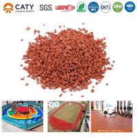 China EPDM Rubber Playground Surface SBR Rubber Granules For Playground Safety Flooring Playground Rubber Floor for sale