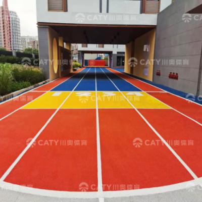 China Anti-UV Rubberized Track Surface EPDM Rubber Granules Outdoor Rubber Mats For Play Area Playground Pellets for sale