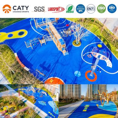 China Long-Lasting Playground Surface EPDM Rubber Granules for Playground & Running Track for Schools, Water Parks, Gardens, Colleges for sale