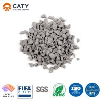 China Cost-Effective & Elastic Grey EPDM Rubber Granules for Sports Track and Playground Base Construction for sale