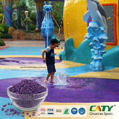 China Elastic and Durable Eco-Friendly EPDM Granules As Base Layer for Fitness Trails and Children's Playground for sale
