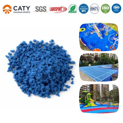 China Elastic and Durable Eco-Friendly EPDM Granules As Base Layer for Fitness Trails and Children's Playground for sale